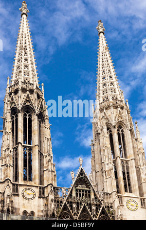 Spires on Votive church, Ring Road, Vienna, Austria Stock Photo - Alamy