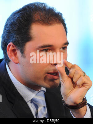 Ossetian maestro Tugan Sokhiev during a press conference in Berlin ...