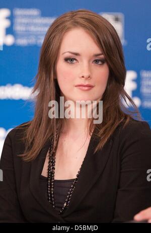 Actress Allie MacDonald attends the press conference of 'Score: A ...