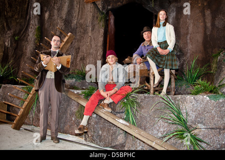 Justus Kammerer and Pauline Renevier on the set of German TV movie ...