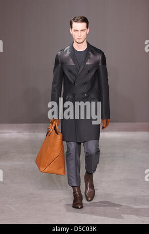 A model wears a creation for the Louis Vuitton Spring-Summer 2021 ...