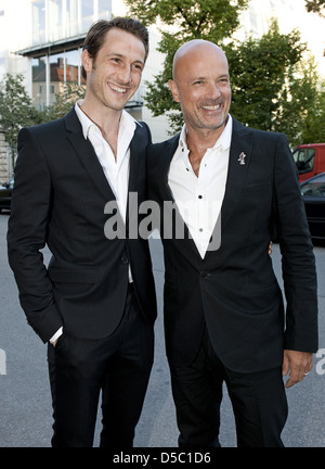 David Rott and Christian Berkel photocall for the ZDF movie 'Der Mann ...