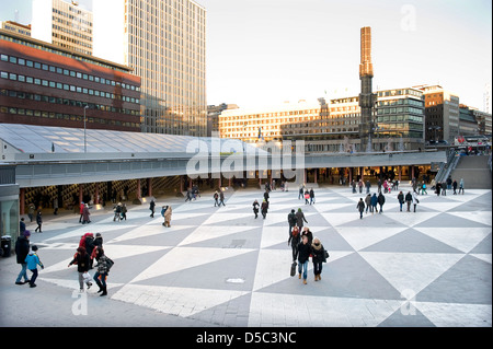 Sergels torg (in English: Sergel's Square), the most central public ...