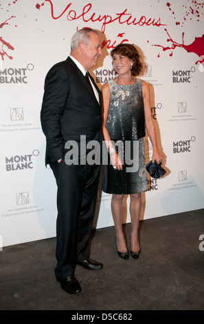 Robert Wilson, Princess Caroline of Monaco at a charity dinner at ...