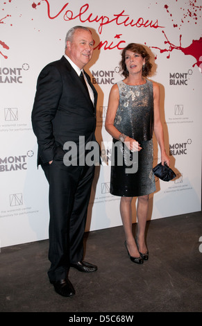 Robert Wilson, Princess Caroline of Monaco at a charity dinner at ...