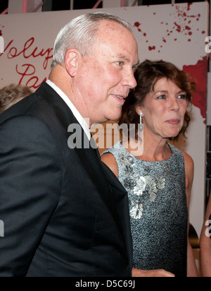 Robert Wilson, Princess Caroline of Monaco at a charity dinner at ...