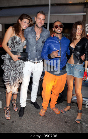Teodora Rutigliano, Philipp Plein, Timati, girlfriend, Timati, at store ...