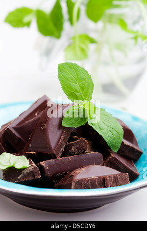 Mix of Chocolate Blocks Stock Photo - Alamy