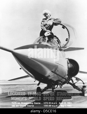 Jacqueline Cochrane, a pioneering figure in aviation, is featured in ...