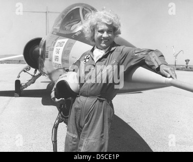 Jacqueline Cochrane, a pioneering aviator, is featured in the SDASM ...