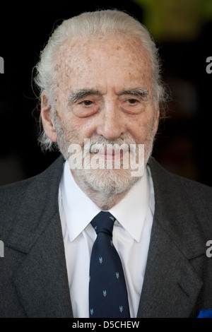 Christopher Lee the 25th anniversary celebration for German movie ...