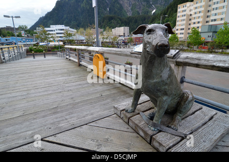 Patsy Ann Statue, the dog in Juneau Alaska. The official greeter of ...