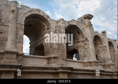 A section of the Roman ampitheatre, Arles Stock Photo - Alamy