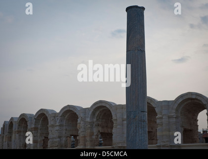 A section of the Roman ampitheatre, Arles Stock Photo - Alamy