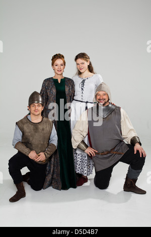 Volker Zack Michalowski, Katja Flint and Roman Leitner Shamov at a ...