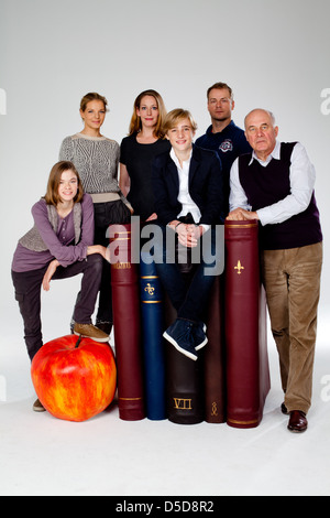 Justus Kammerer and Pauline Renevier at a photocall to promote TV mini ...
