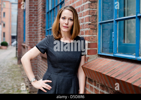 Stephanie Japp at a photocall to promote TV mini series "Nils ...