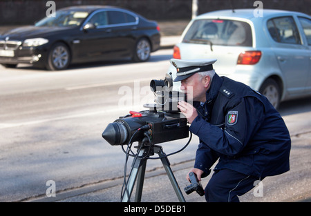 Duisburg, Germany, speed control Stock Photo - Alamy