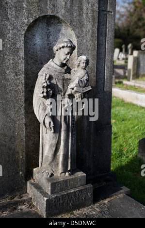 Alperton cemetery London, a very old forgotten grave with gravestone ...