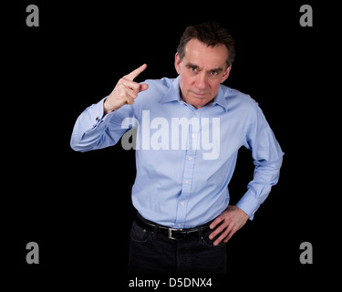 angry man with middle finger isolated on white. angry man with middle ...