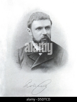 A portrait of Henri Poincaré, a renowned French mathematician and ...