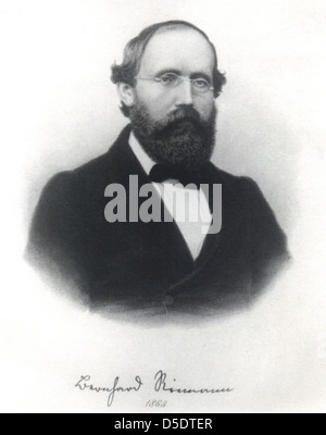 portrait of bernhard riemann 1826 1866 mathematician Stock Photo - Alamy