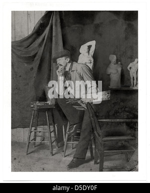 A vintage photograph of Frederick Carl Gottwald, an American artist ...