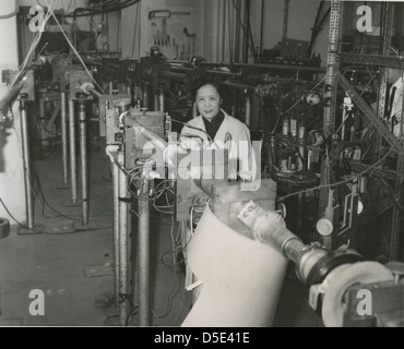 Chien-shiung Wu, a prominent Chinese-American physicist, pictured in ...