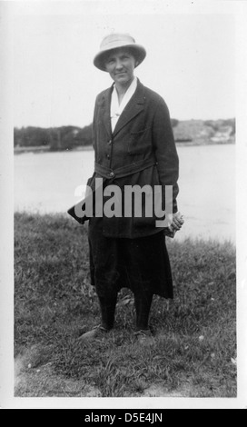 A photograph of Ann Haven Morgan (1882-1966), an American zoologist and ...