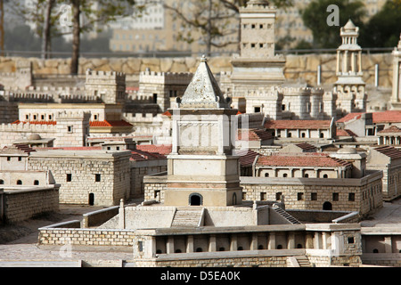 Tomb of King David. Towers of Herod (Fasael, Gippikus and Mariamne) in ...