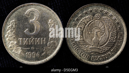5 Tiyin coin, Uzbekistan, 1994 Stock Photo - Alamy