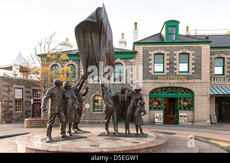 Channel Islands jersey Liberation statue st Helier Stock Photo - Alamy