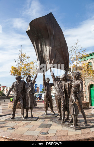 Liberation statue commemorating freedom from occupation, St Helier ...
