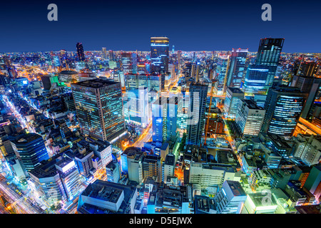 Osaka Cityscape, Japan Stock Photo - Alamy