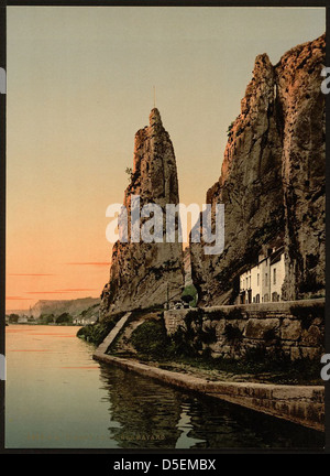 The Bayard Rock, Dinant, Belgium Stock Photo - Alamy