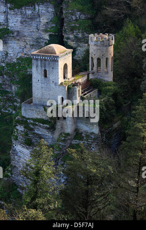 View of Torretta Pepoli, Erice, Trapani, Sicily, Italy Stock Photo - Alamy