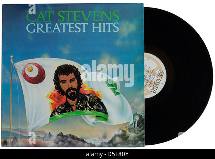 Cat Stevens Greatest Hits album cover, vinyl LP record cover Stock ...