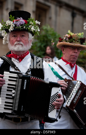 Morris dance accordion players Stock Photo - Alamy