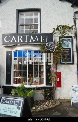 The village of Cartmel in the Lake District, Cumbria, UK Stock Photo ...