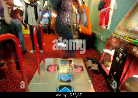 Arcade Party in Soho London Stock Photo - Alamy