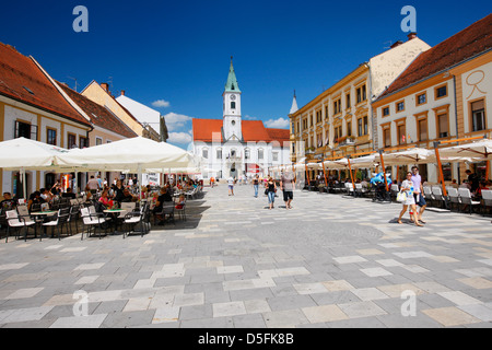 Varazdin main square Stock Photo - Alamy