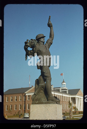 The Iron Mike statue at the Marine Corps Museum in Quantico, VA. Photo ...