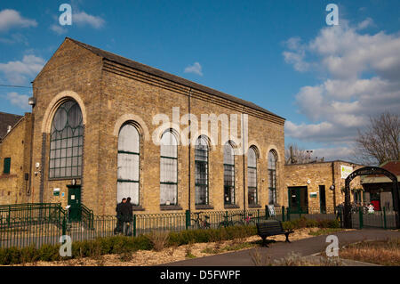 Markfield Park Tottenham, London, UK. 1st April, 2013. Visitors admire ...