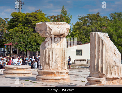 The excavations of Ancient Eleusis, the site of the Eleusinian ...