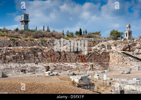 The excavations of Ancient Eleusis, the site of the Eleusinian ...