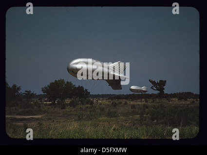A 1940s photograph showing a Marine Corps glider in flight, originating ...