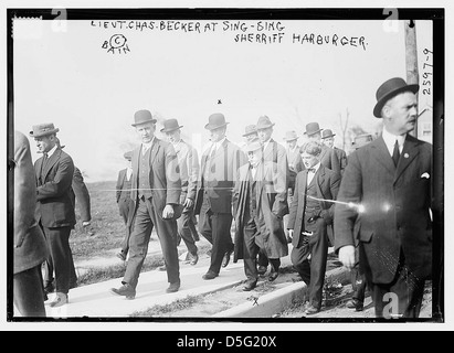 A portrait of Charles Becker, an American police officer known for his ...