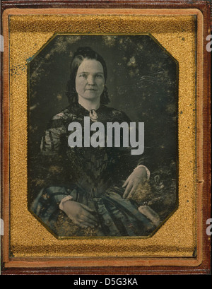 Mary Todd Lincoln. Portrait of he First Lady and wife of Abraham ...