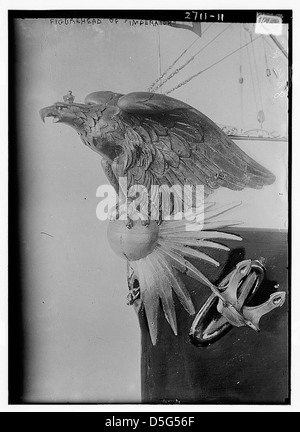 Ocean liner "Imperator" of Hapag Hamburg. View of a cabin with toilet ...