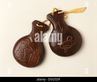 Castanet musical instrument Stock Photo - Alamy